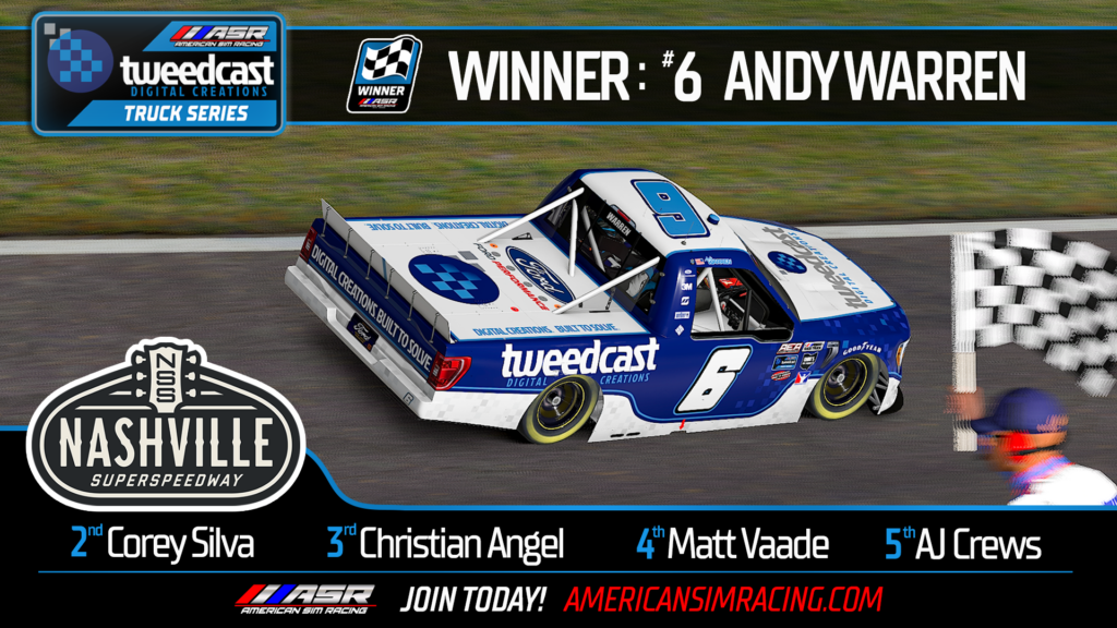 Warren Picks Up Right Where He Left Off, Winning at Nashville ...